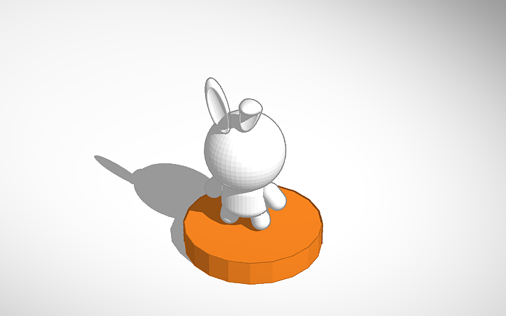 3D design bunny | Tinkercad