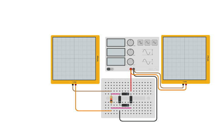 Circuit Design Half Wave Rectifier Exp 4 Tinkercad