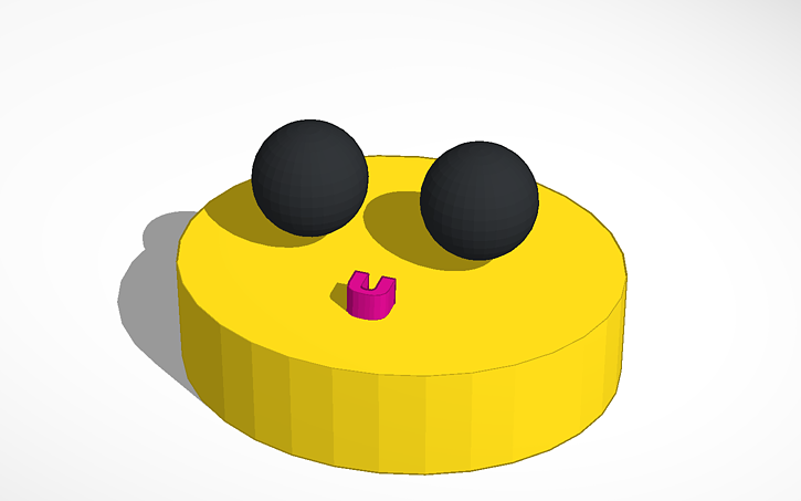 3D design happy face | Tinkercad