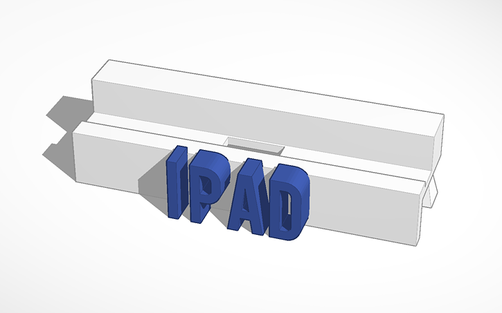 3D design iPad 4/Air Stand | Tinkercad