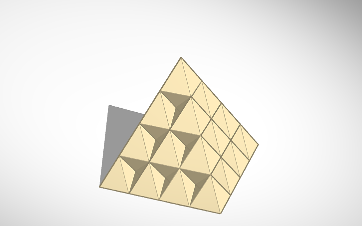 3D design pyramid of pyramids | Tinkercad