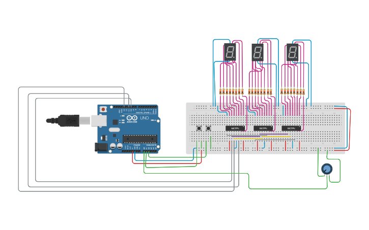 Circuit design ukol11_debounce | Tinkercad
