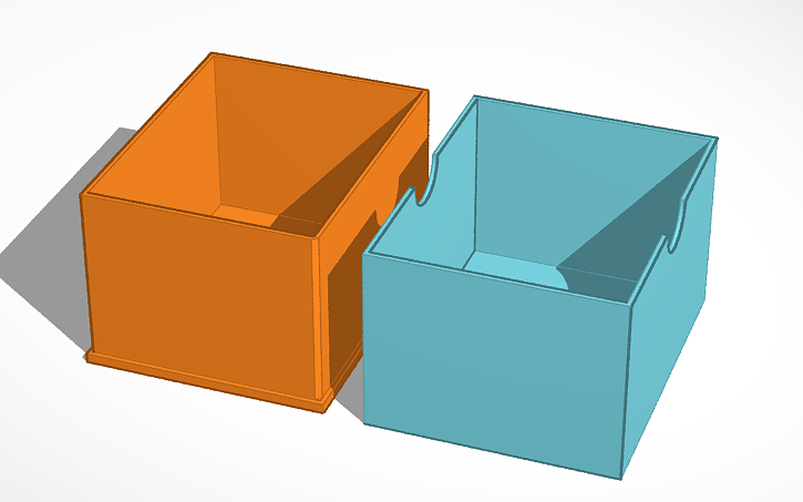 3D design Business Card Box | Tinkercad