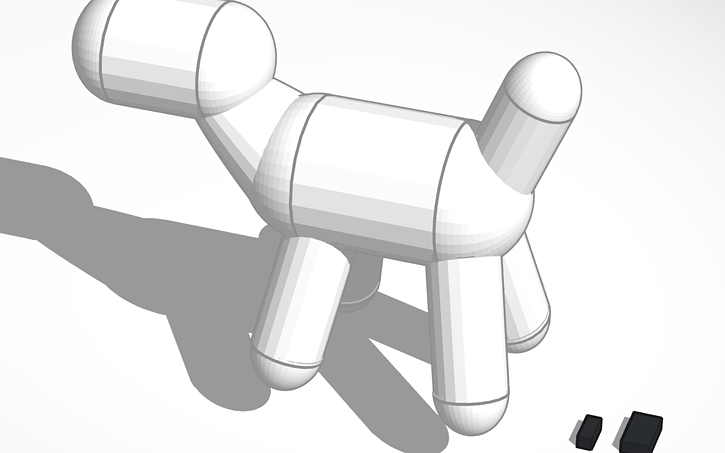 3D design Dog | Tinkercad