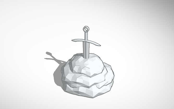 3D design Excalibur - Tinkercad
