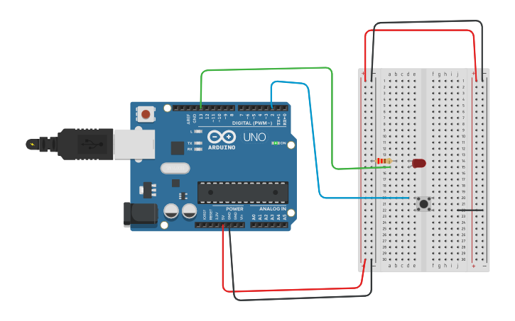 Circuit Design Interrupt Handling Tinkercad