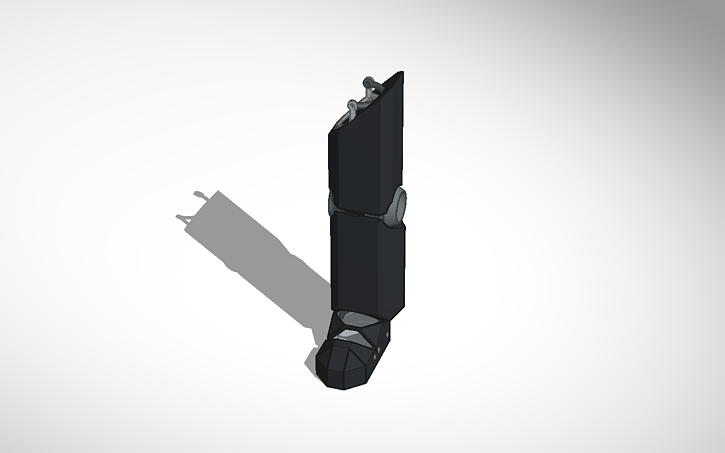 3D design Exoskeleton Armored Leg | Tinkercad