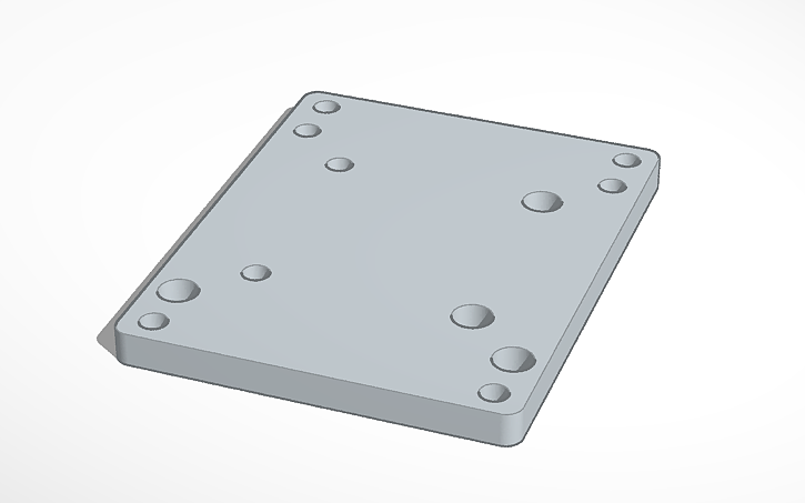 3D design V-Slot CoreXY Gantry Plate - Tinkercad