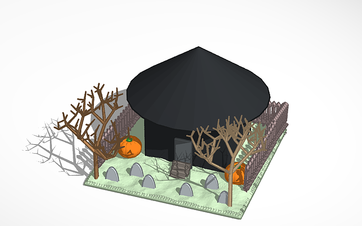 3D design Haunted House - Tinkercad