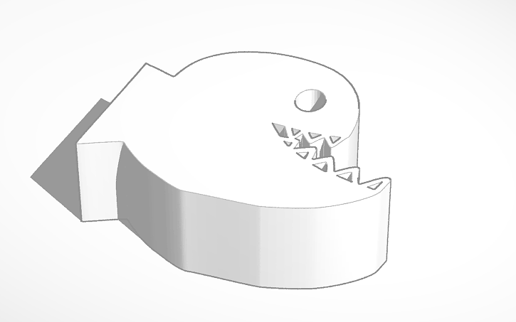 3D design fish - Tinkercad