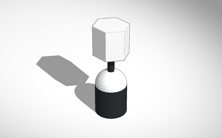 3D design lamp - Tinkercad