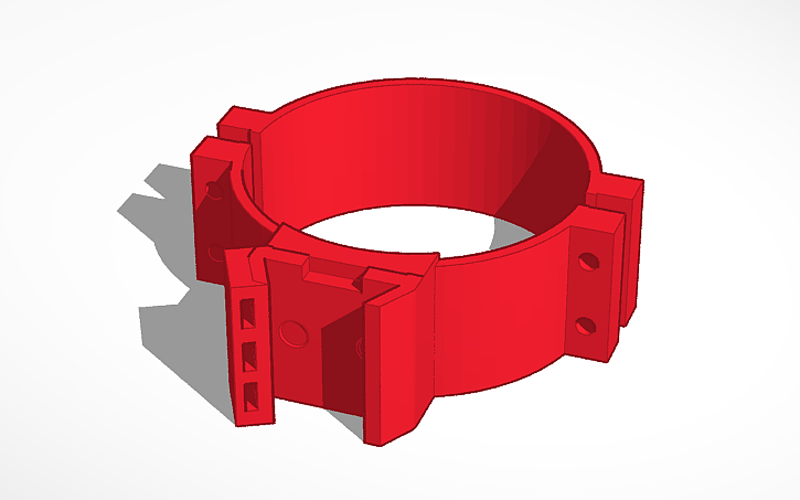 3D design AT72 Guidescope Adapter - Tinkercad