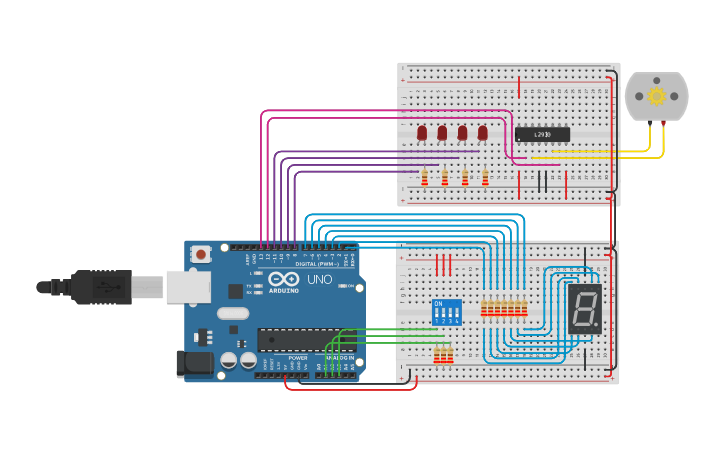 Circuit design MC - Tinkercad