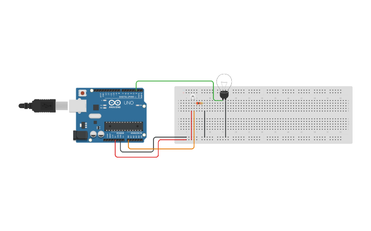 Circuit design Ambient Light Sensor - Tinkercad