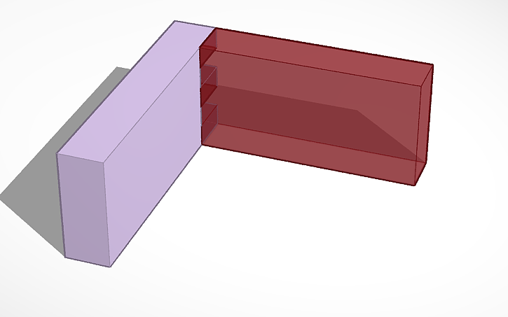 3D design Finger Joint - Tinkercad
