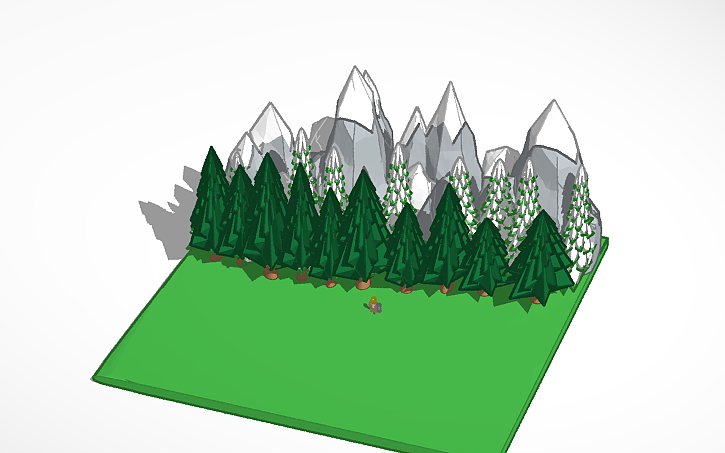 3D design First Design - Landscape | Tinkercad