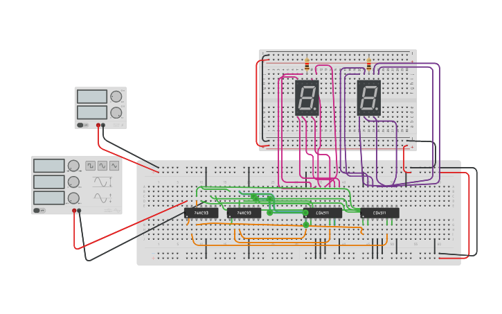 Circuit Design 0 99 Counter Tinkercad
