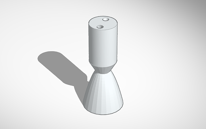 3D design Combustion Chamber - Tinkercad