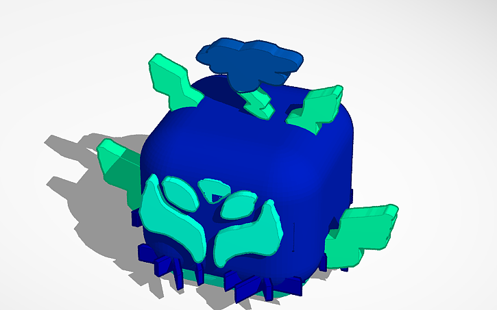 3D design rumble fruit - Tinkercad