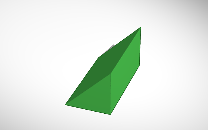 3D design Right Triangle - Tinkercad