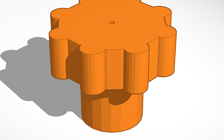 3D design Handle 12x12x10 - Tinkercad