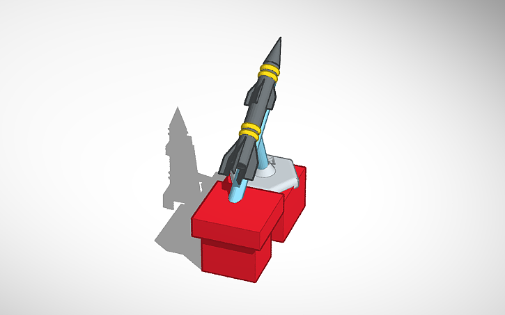 3D design Missle - Tinkercad