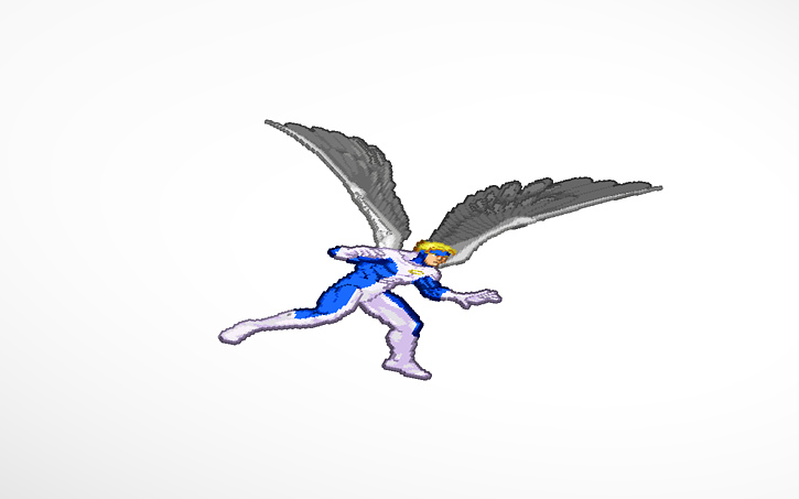 3D design Angel - Pixel Art | Tinkercad
