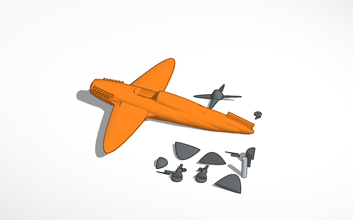 3D design spitfire homebuildset | Tinkercad
