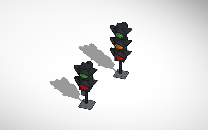 3d Design Traffic Light Tinkercad