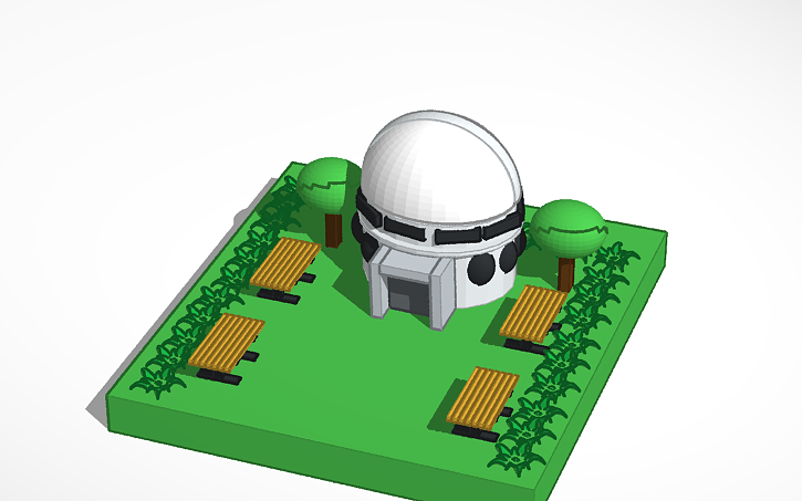 3D design Observatory - Tinkercad