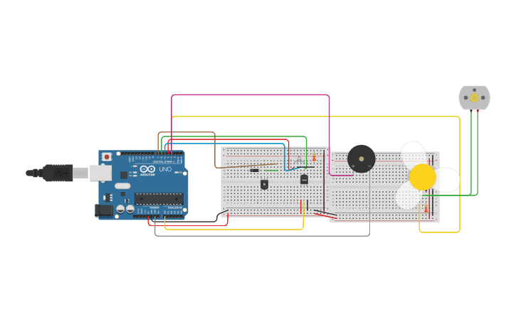 Circuit design edis suhu - Tinkercad