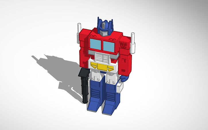3D design Transformers Optimus Prime 2.0 - Tinkercad