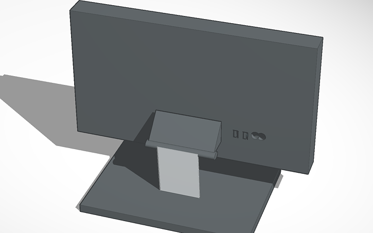 3D design monitor | Tinkercad