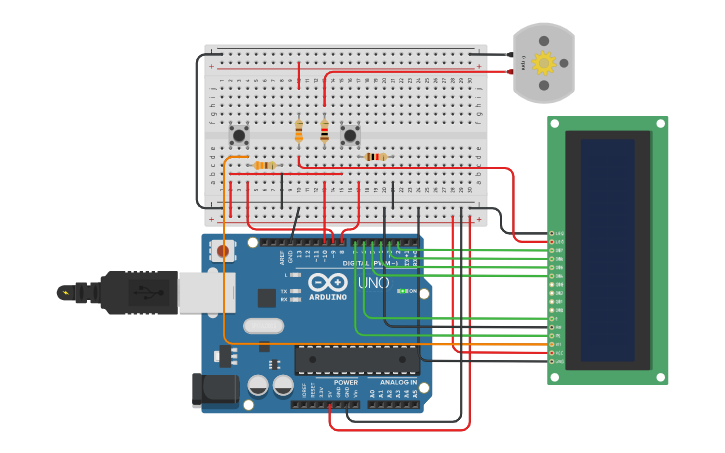 Circuit design Ejercicio 2 | Tinkercad