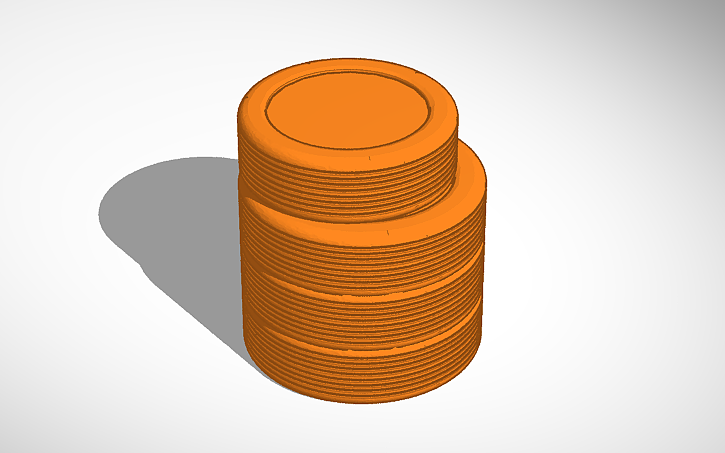 3D design Tyre Stack (for model race track) - Tinkercad