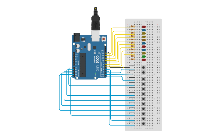 Circuit design Coffee Machine code HS | Tinkercad