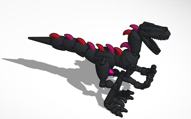 3D design Beautiful Dinosaur | Tinkercad