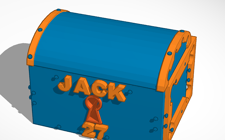 3D design jack box - Tinkercad