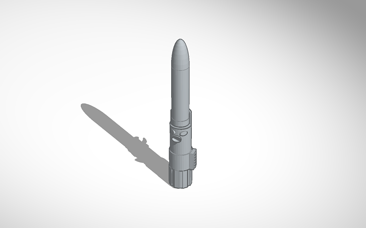3D design Luke Skywalker Lightsaber-David Guerrero357799 | Tinkercad