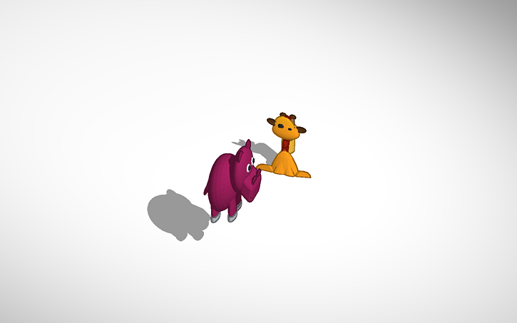 3D design Copy of Trug the giraffe | Tinkercad