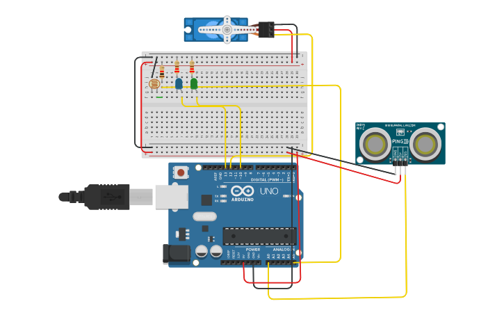 Circuit Design Sensor Tinkercad
