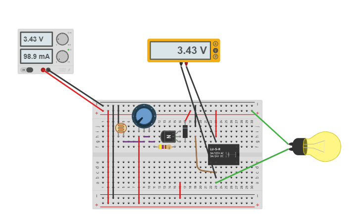 Circuit design CIRCUITO 1 - Tinkercad