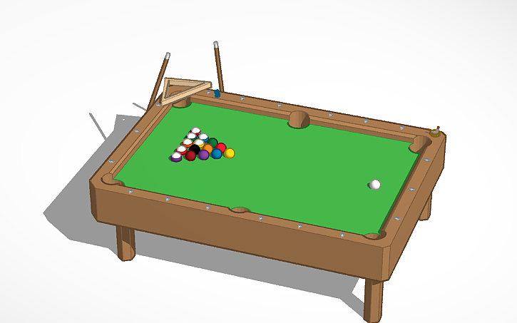 3D design Pool table - Tinkercad