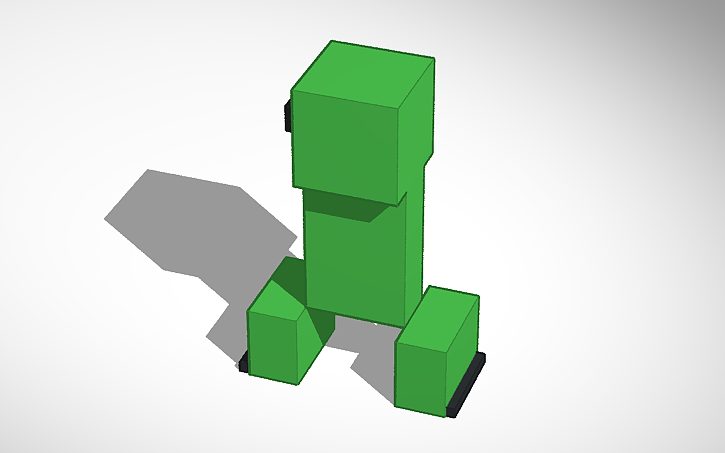 3D design Minecraft creeper | Tinkercad