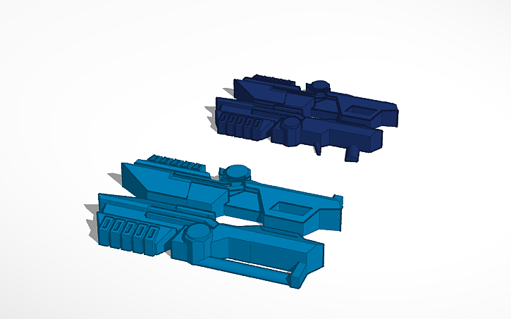 3D design Requiem Blaster (Megatronus) - Tinkercad