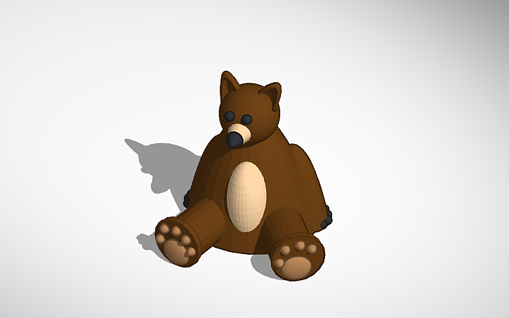 3D design Bear - Tinkercad