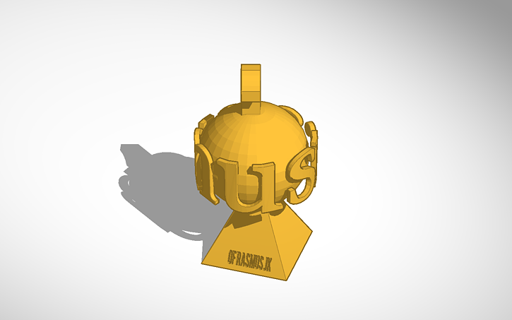 3D design Trophy - Tinkercad