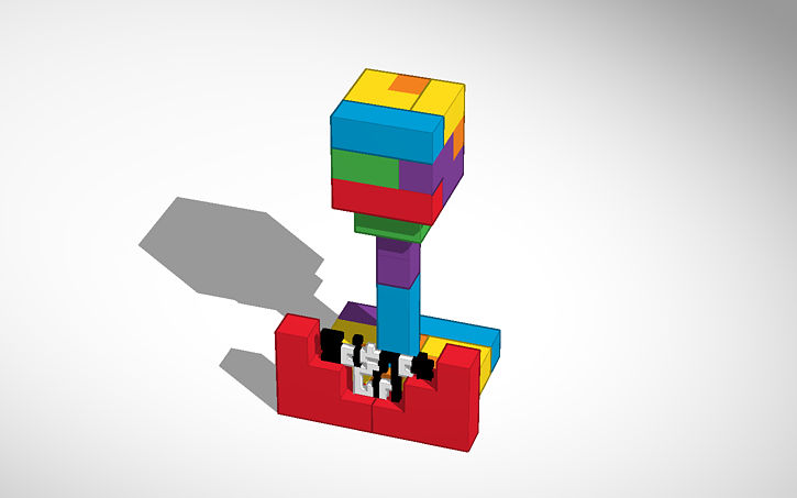 3D design Easy 3D Puzzle Box Challenge Trophy for Science Girl | Tinkercad