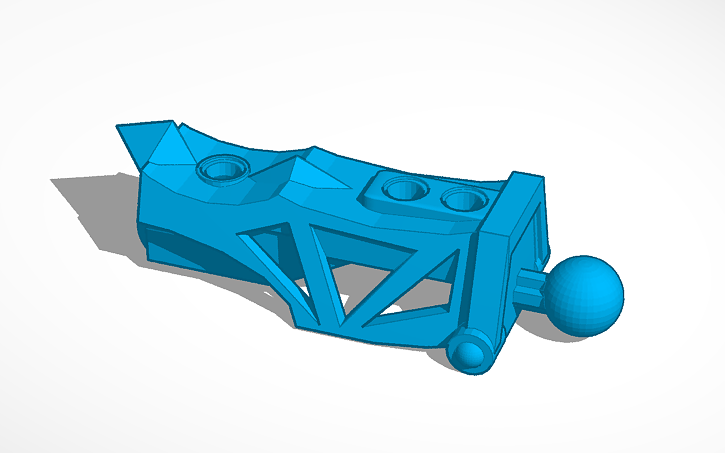 3D design bionicle nikila style lower legs - Tinkercad