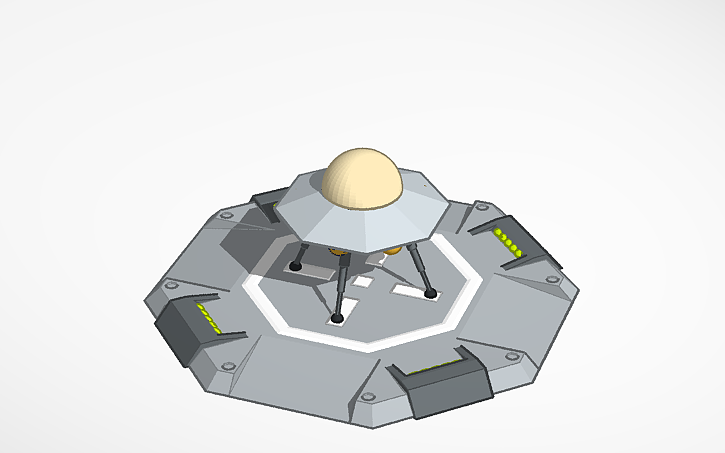 3D design ufo - Tinkercad